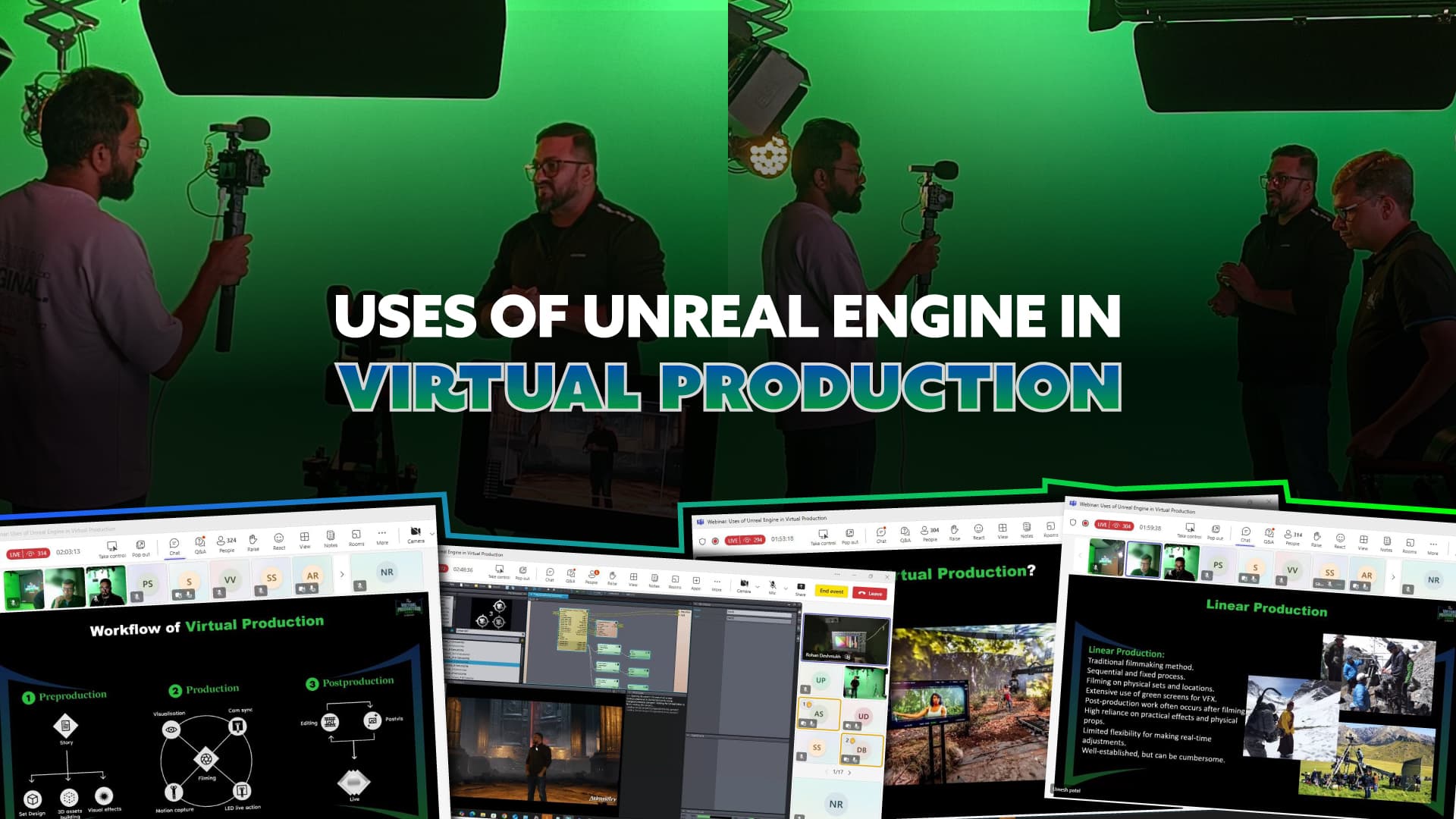 The Virtual Production Academy Hosts Power-Packed Webinar on Unreal Engine in Virtual Production